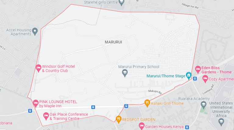 Plots for sale Marurui Nairobi - Hauzisha